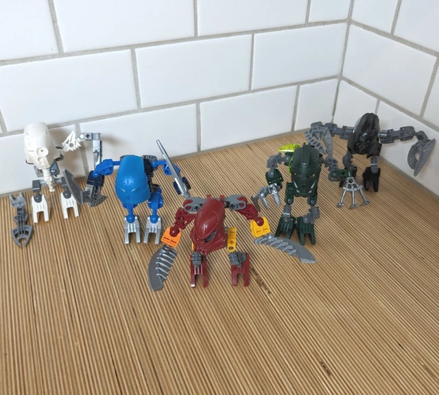 LEGO BIONICLE VOYA Nui Matoran Lot of 5 - 8722 8723 8724 8725 8726 $125 ...