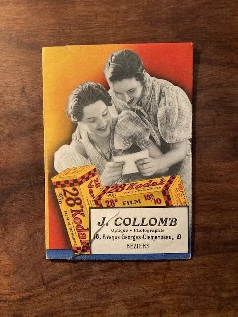 POCHETTE FILM Kodak 28° Verichrome 18°/10 Vintage Photographe Beziers/3 ...