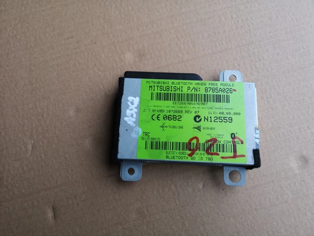 MITSUBISHI ASX 3 2010 Bluetooth Control Module Unit Ecu 8785A026 £17.50 ...