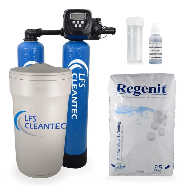 WASSER FILTER ENTKALKUNG Mehrfamilienhaus Wasser-Doppelenthärter 6-9 ...