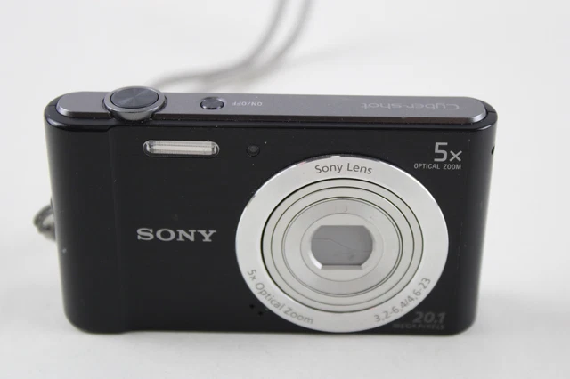 SONY CYBER-SHOT DSC-W800 DIGITAL COMPACT CAMERA w/ 5x Optical Zoom ...