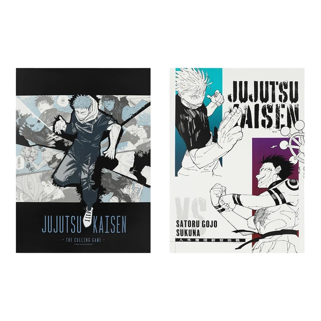 JUJUTSU KAISEN EXHIBITION 2024 art visual poster set Gojo Sukuna ...
