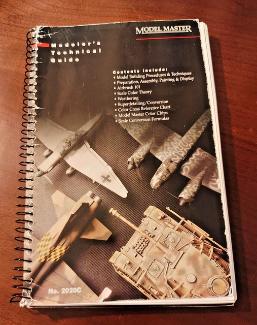 TESTORS-MODELER'S TECHNICAL GUIDE-SPIRAL Bound-1998 Model Master $14.99 ...