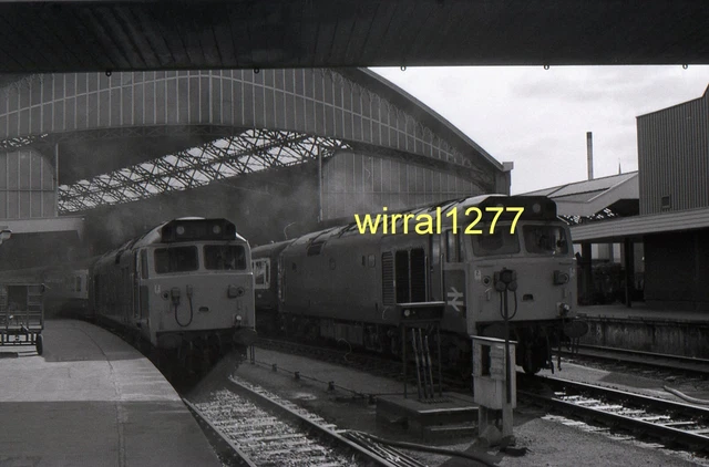 ORIGINAL RAILWAY PHOTOGRAPHIC negative Class 50 50029 + 500?? at ...