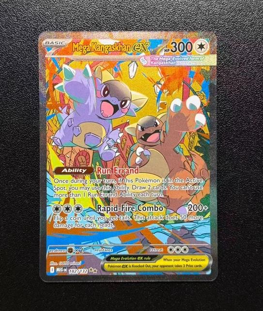 POKEMON TCG MEGA Evolution Mega Kangaskhan ex Secret Illustration Rare ...
