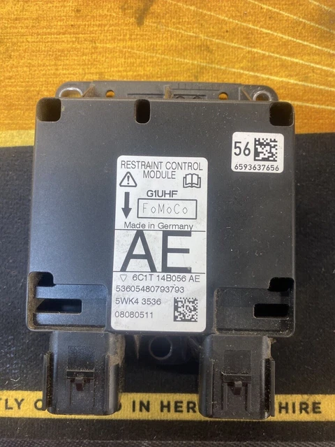FORD TRANSIT MK7 Airbag ECU Restraint Control Module 6C1T14B056AE 2007 ...