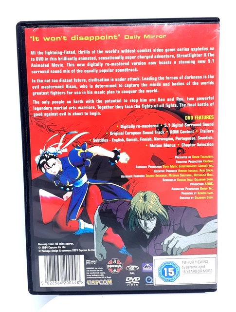 STREET FIGHTER II The Animated Movie Special DVD Edition Manga ( 2 Two ...