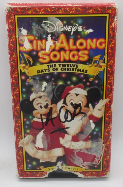 DISNEY - SING Along Songs: The Twelve Days Of Christmas - Vol. 12 Vhs ...
