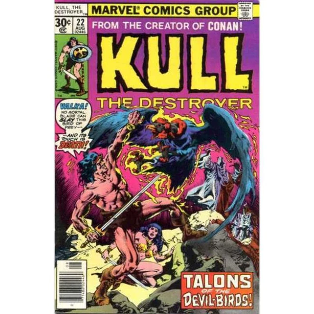 KULL THE CONQUEROR (série 1971) #22 en Fine + état. Marvel Comics [l ...