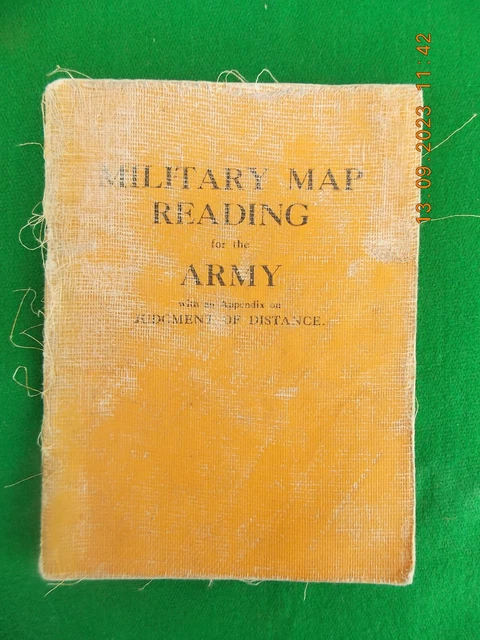 WW2 MILITARY MAP Reading for the Army with Appendix on Judgement of ...