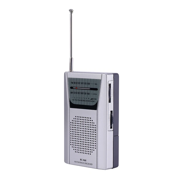 UNIVERSAL MINI RADIO Portable FM/AM World Receiver Built In Speaker ...