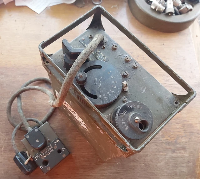 Wireless Set 38 Ws38 Mk2 Ww2 British Army Military Radio With Junction