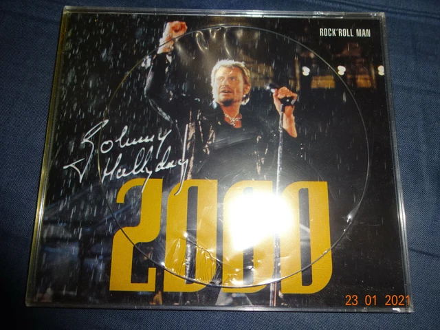 JOHNNY HALLYDAY 2000 - Rock'Roll Man - cd single hors commerce - club ...