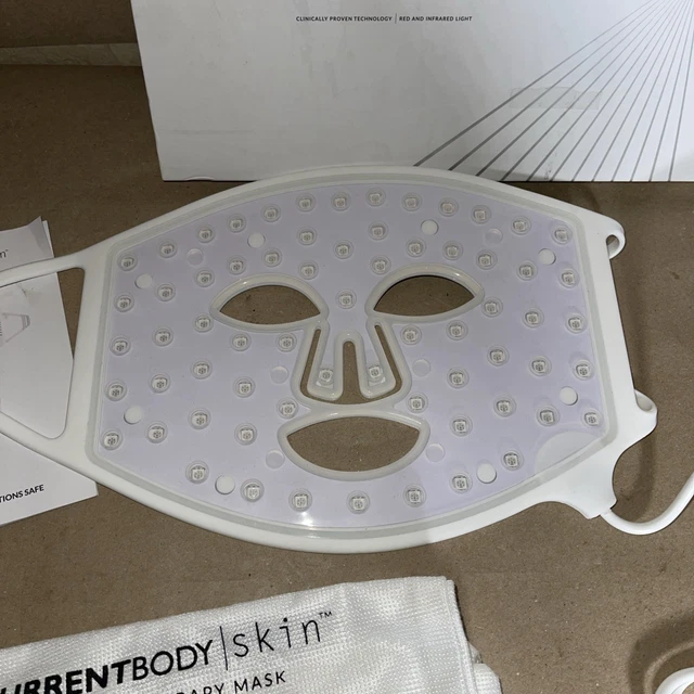 CURRENTBODY SKIN LED RED Light Therapy Mask - Red & Infrared Light ...