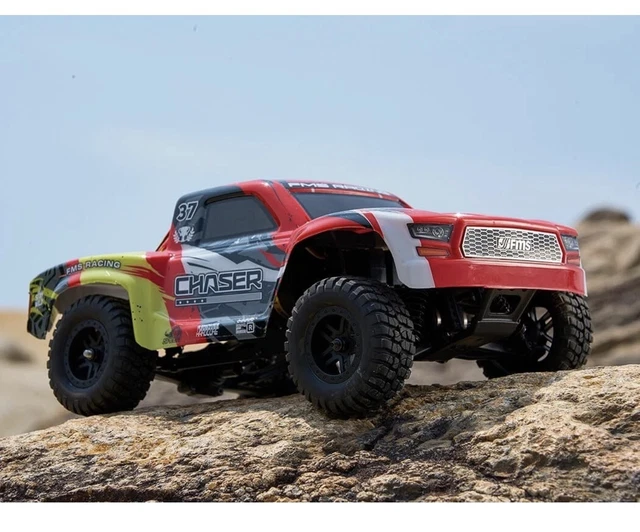 FMS FSC24 1:24TH SCALE CHASER READY TO RUN RC SHORTCOURSE TRUCK - RED £ ...