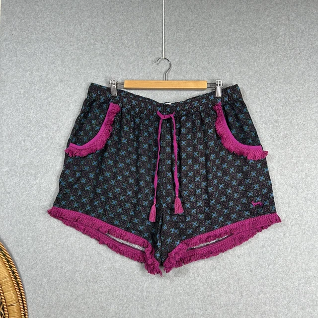 PETER ALEXANDER SLEEP Shorts Size 1+ XL Purple Trim Pjs Pyjamas $24.50 ...