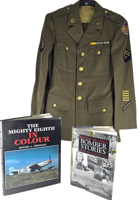 ORIGINAL WW2 US USAAF 8th Air Force A Class Jacket & 2 books/Masters of ...