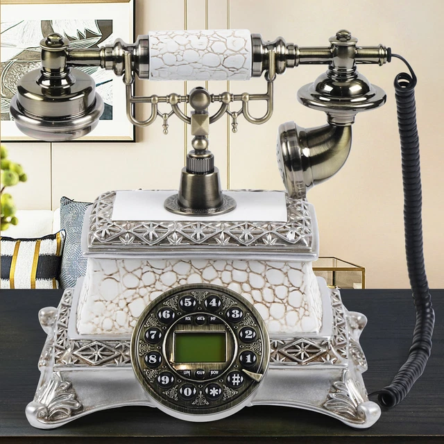 VINTAGE DESK DIAL Telephone Retro Classic Landline Phone Home Office ...