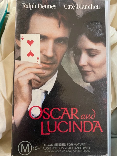 VHS VIDEO OSCAR and Lucinda 1998 Ralph Fiennes Cate Blanchett *TESTED ...