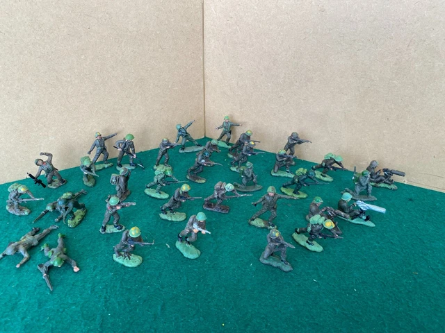 PLASTIC TOY SOLDIERS 1/32 herald , una and similar ww2 infantry £9.03 ...