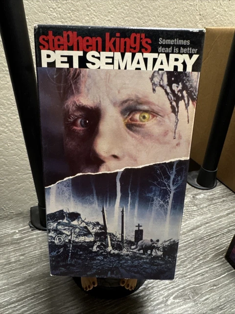 STEPHEN KING PET Sematary VHS Horror Movie Pets Cemetery 1989 (1992) £8 ...