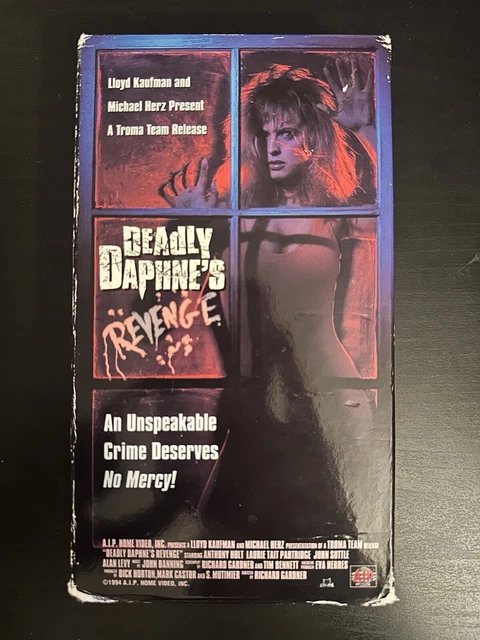 DEADLY DAPHNES REVENGE VHS - AIP VHS - Rare Horror VHS - VHS Horror £76 ...