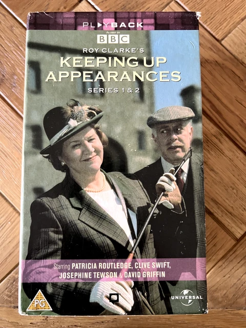 KEEPING UP APPEARANCES Series 1 & 2 - VHS BBC TV Comedy Roy Clarke ...