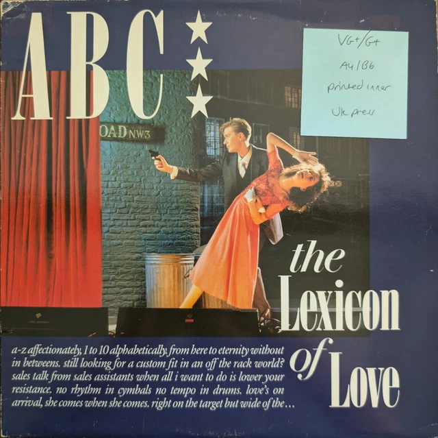 ABC THE LEXICON Of Love Vinyl Record VG+/G+ LPNTRS1 1982 £12.00 - PicClick UK
