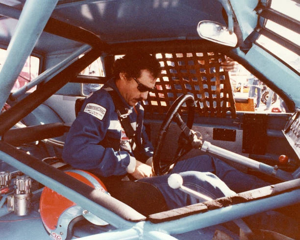 RICHARD PETTY - Inside NASCAR Cup Car 1980s Old Motor Racing Photo EUR ...