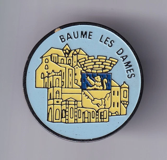 RARE PINS PIN'S .. Tourisme Blason Tour Chateau Castle Baumes Les Dames ...