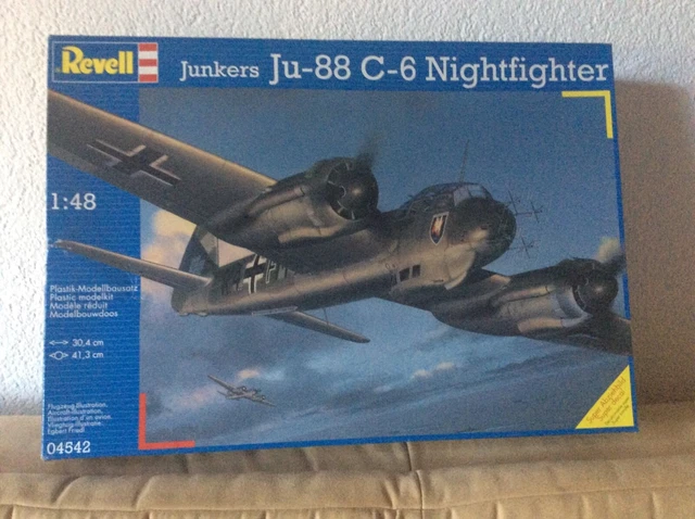 REVELL 04542 JUNKERS Ju-88 C-6 Nightfighter Flugzeug 1:48 NEU EUR 35,00 ...
