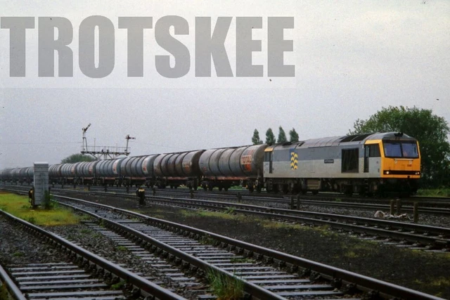 35MM SLIDE BR British Rail Diesel Loco Class 60 60002 1993 Barnetby ...