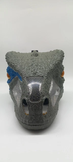 JURASSIC WORLD PARK Chomp N Roar Mask Velociraptor Raptor Dinosaur With ...