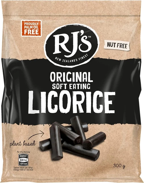 RJ'S SOFT EATING Licorice, 300g £6.20 - PicClick UK