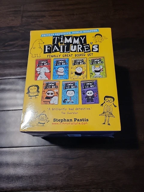 TIMMY FAILURE'S 7 Books Collection Boxed Set by Stephan Pastis, Disney ...