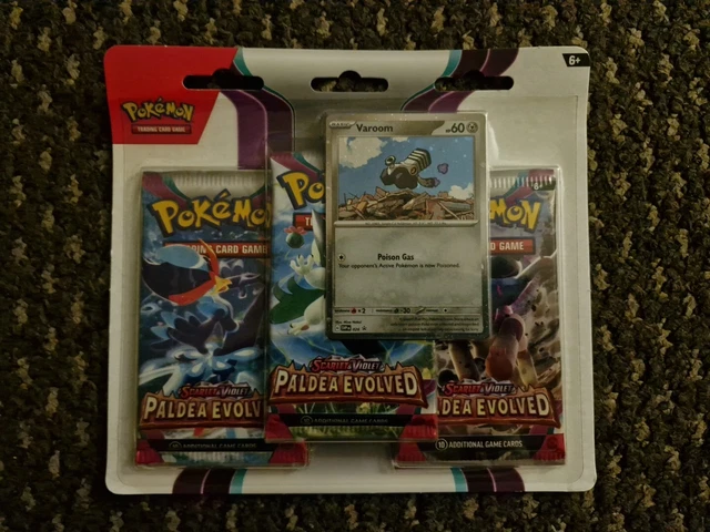 POKEMON PALDEA EVOLVED 3-Pack Booster Display Pack Pokémon Trading Card ...