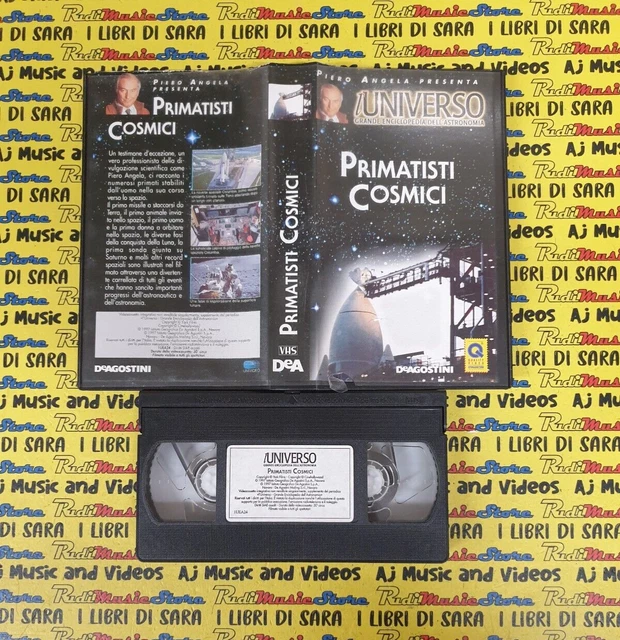 VHS FILM L'UNIVERSO PIERO ANGELA PRIMATISTI COSMICI 1997 DEAGOSTINI ...