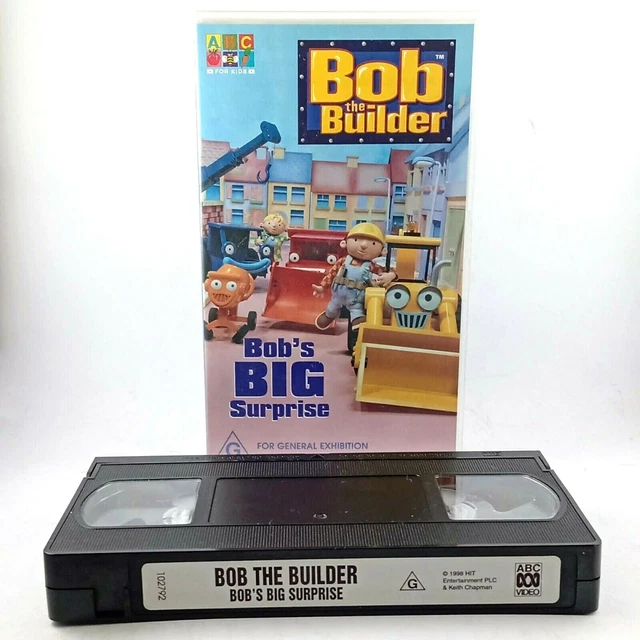 BOB THE BUILDER Bob's Big Surprise VHS Video Tape Approx. 50 min Rated ...