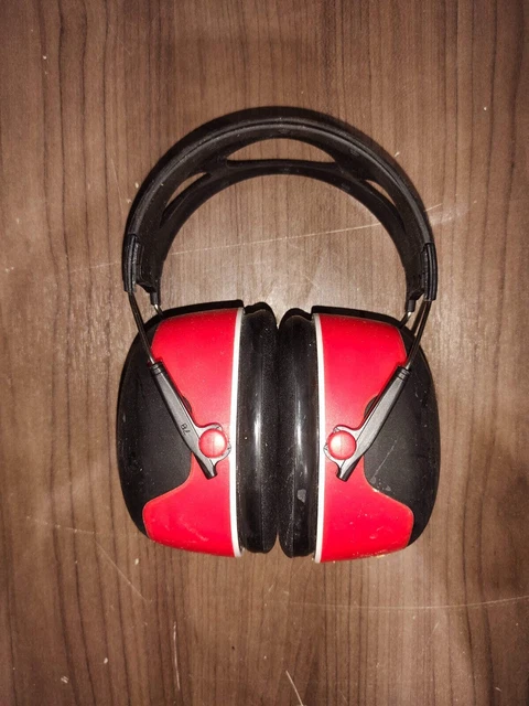 3M PRO-GRADE EARMUFFS, Red, Noise Reducing, Cushion, 30db NRR, Class 5 ...