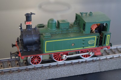 LOCOMOTIVE STEAM LOCOMOTIVE for Märklin AC Electrotren H0 HO Railway ...