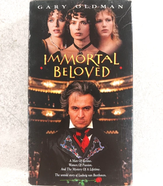 IMMORTAL BELOVED VHS VCR Video Tape Beethoven Romance Starring Gary ...