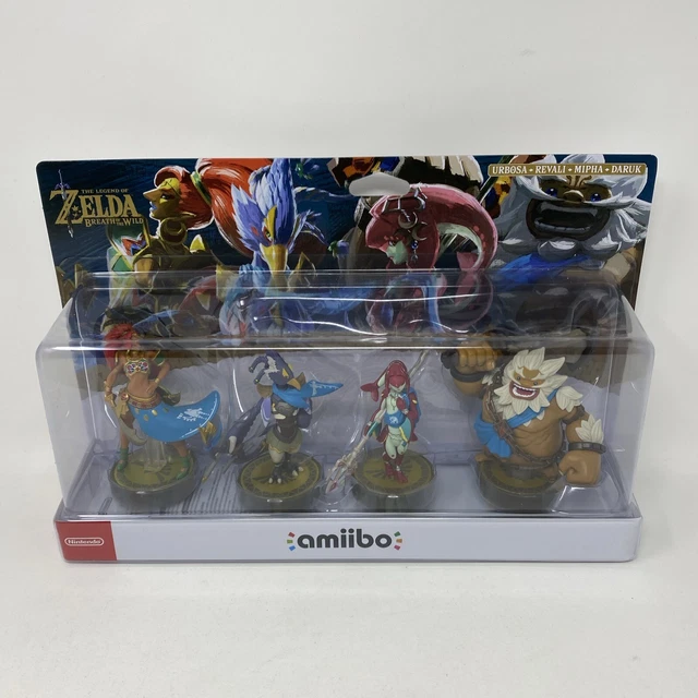 THE LEGEND OF Zelda Breath of The Wild The Champions Amiibo Set £94.99 ...