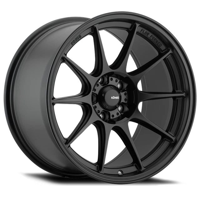 18X8.5 KONIG DEKAGRAM 5x108 +43 Semi-Matte Black Wheels (Set of 4) EUR 1.306,82 - PicClick FR