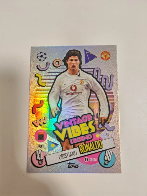CRISTIANO RONALDO VINTAGE Vibes Legend Match Attax 2024/2025 24/25 # 418 £4.32 - PicClick UK