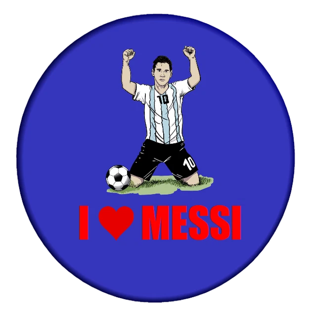 I LOVE MESSI Button Badge 25mm, 32mm, 58mm £1.79 - PicClick UK