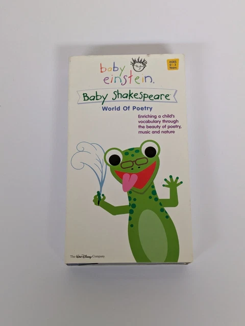 BABY EINSTEIN - Baby Shakespeare - World Of Poetry VHS Children's Rare ...