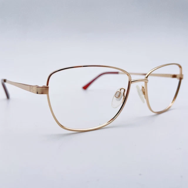SPECSAVERS EYEGLASSES GOLD SQUARE glasses frame MOD: 30790476 £10.00 ...