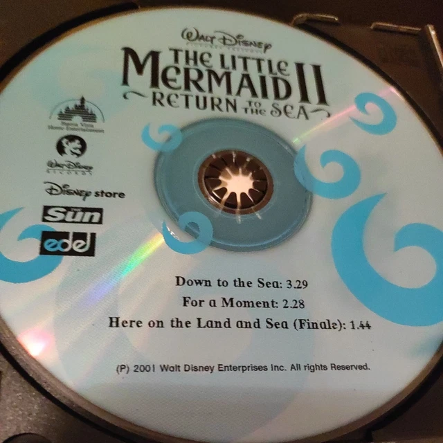 WALT DISNEY THE Little Mermaid II-Return to the sea CD, 3 track promo ...