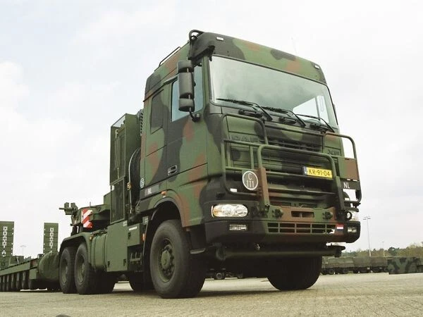 TEKNO 75433 DAF Tropco Pantser 6X4 & Semi-Porte Char 7 Essieux ...