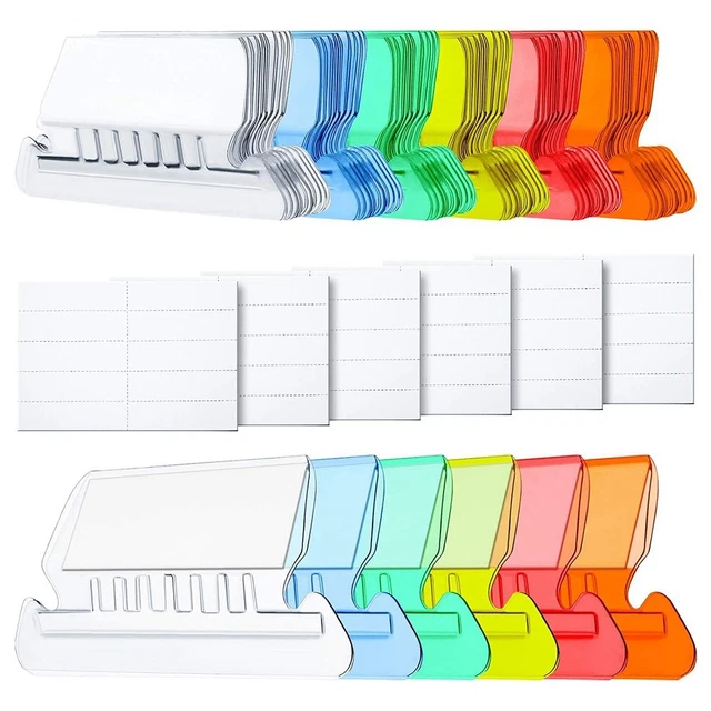 120 PCS HANGING Folder Tabs and Inserts for Identification of ...